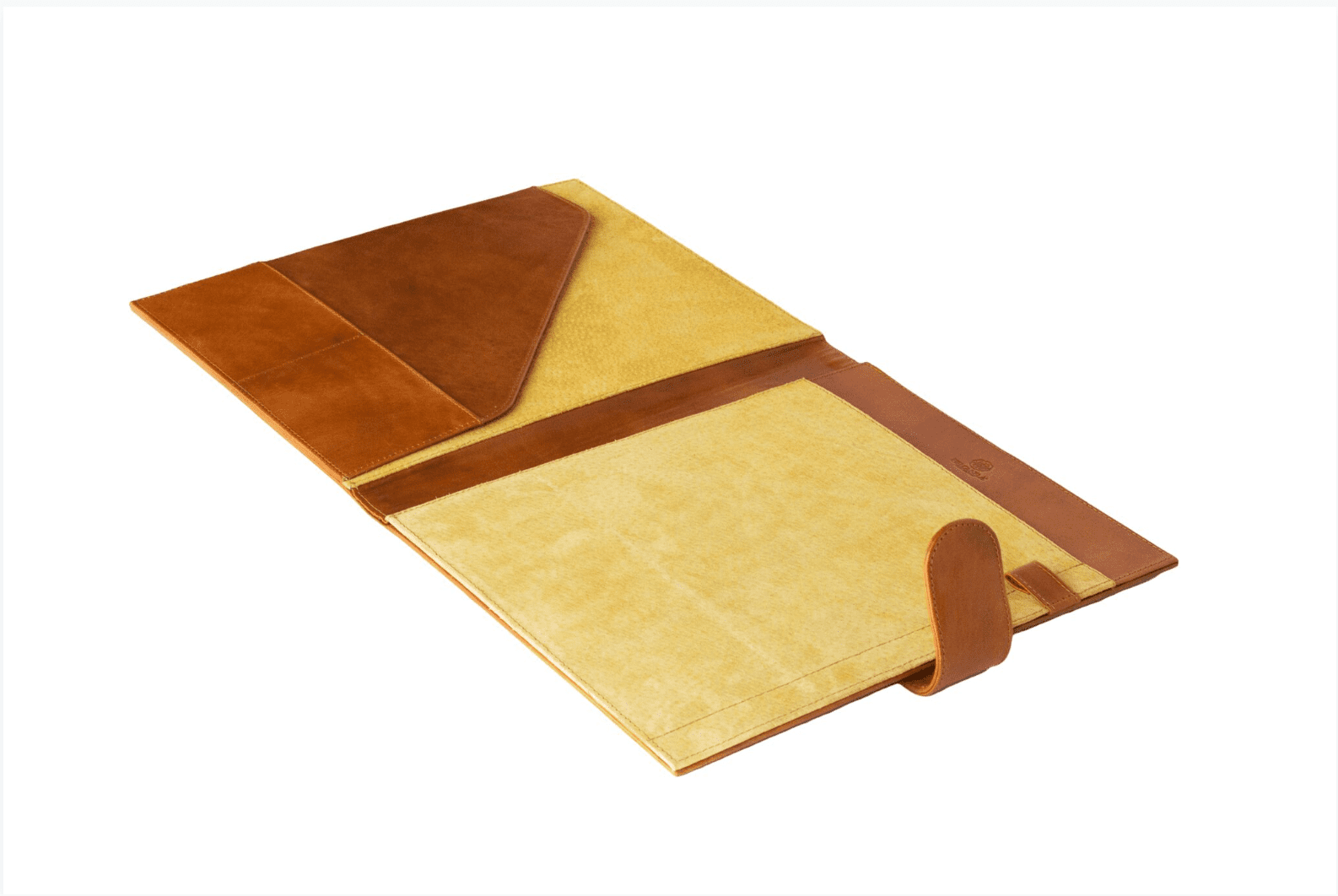 CARPETA TIPO FOLDER - Oficio / Chocolate - Piel Canela